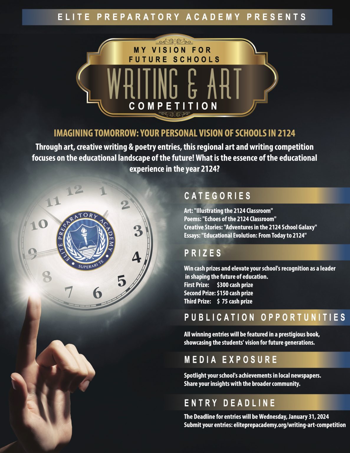 Writing & Art Competition - Elite Preparatory Academy